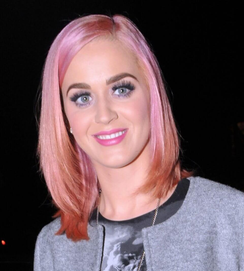 Katy Perry with Different Hair Colours